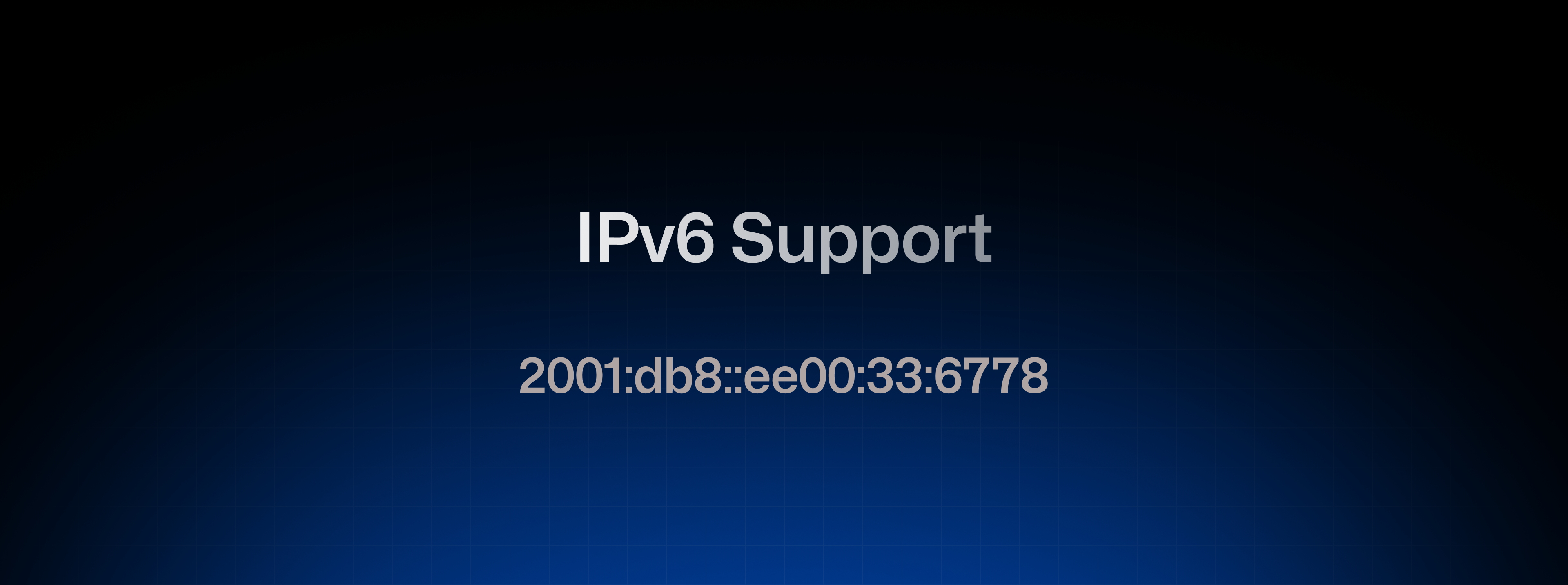 IPv6 Support (and IPv4) | Nhost